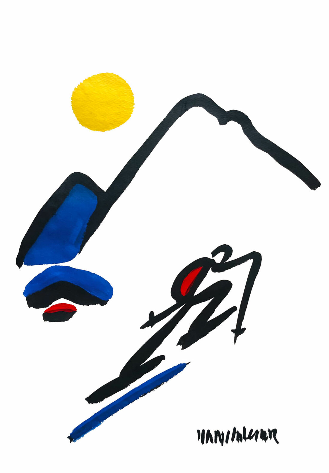 Sunny weather by Hans Salcher – Painting, oil - artContraire